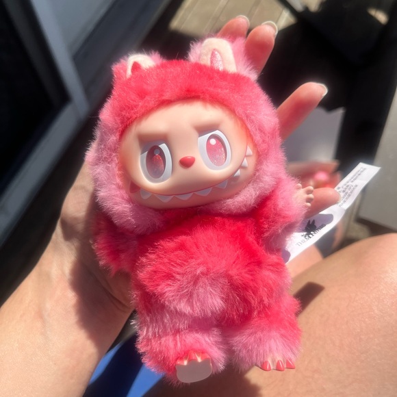 POP MART | Toys | Labubu Big Into Energy Unboxed Love Red Doll | Poshmark
